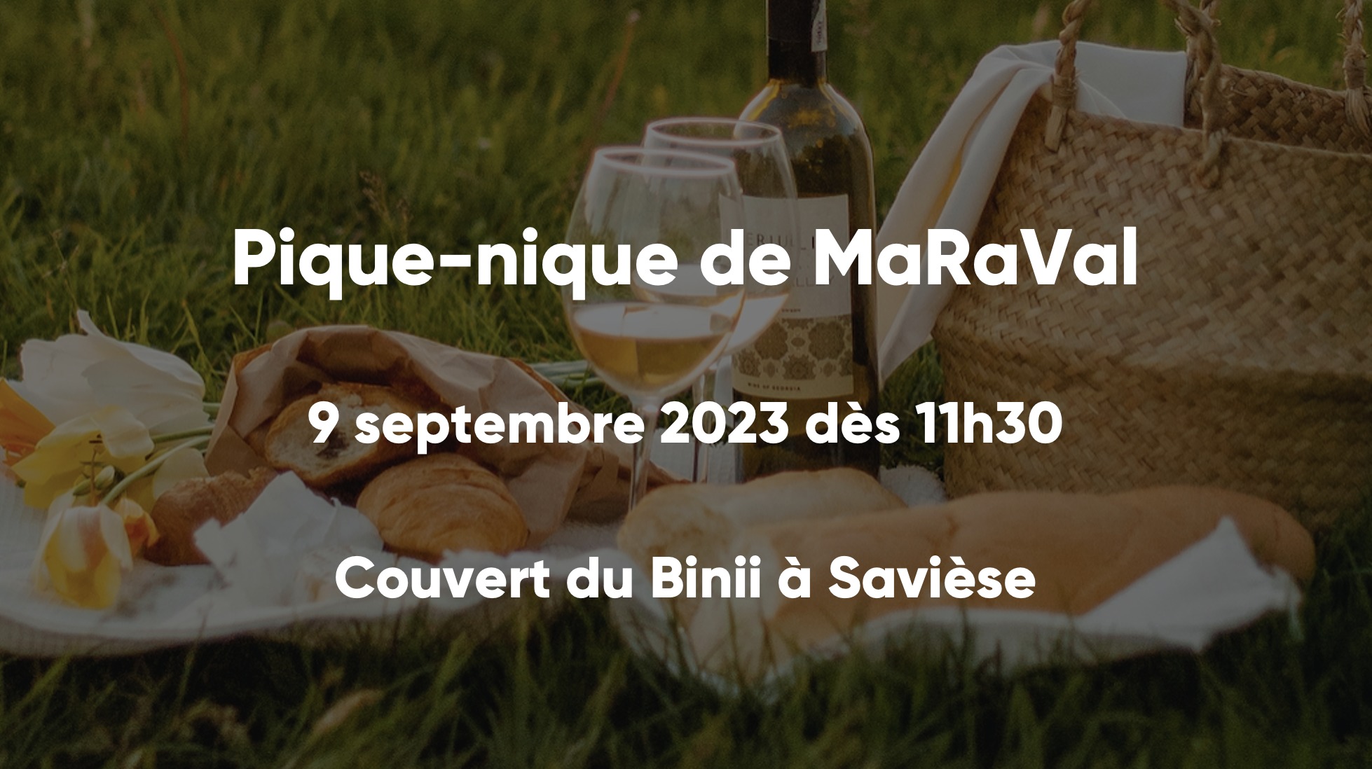 Le pique-nique de MaRaVal - 9 septembre 2023 - dès 11h30 - MaRaVal